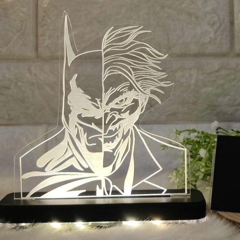 Batman Joker Led Plaque with Led Stand – Crazygifts.in